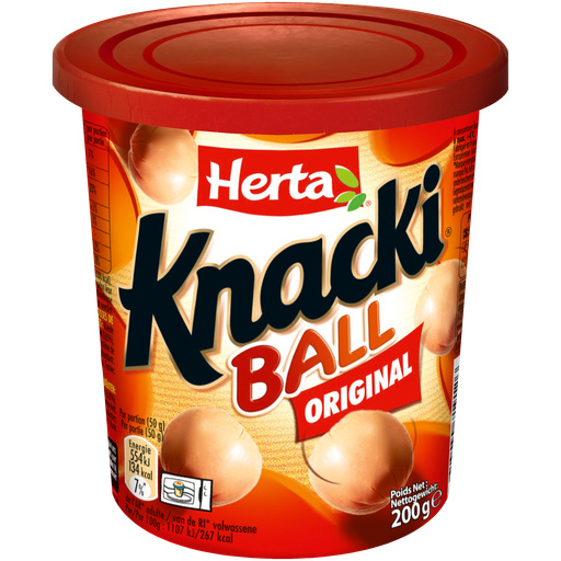 HERTA KNACKI BALL ORIGINAL Saucisses 100% Pur Porc | Croquons la vie