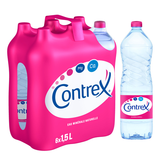 CONTREX eau minérale naturelle 6 x 1,5L | Croquons la vie